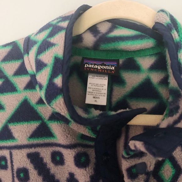 Patagonia | Jackets & Coats | Patagonia Synchilla Snapt Pullover ...